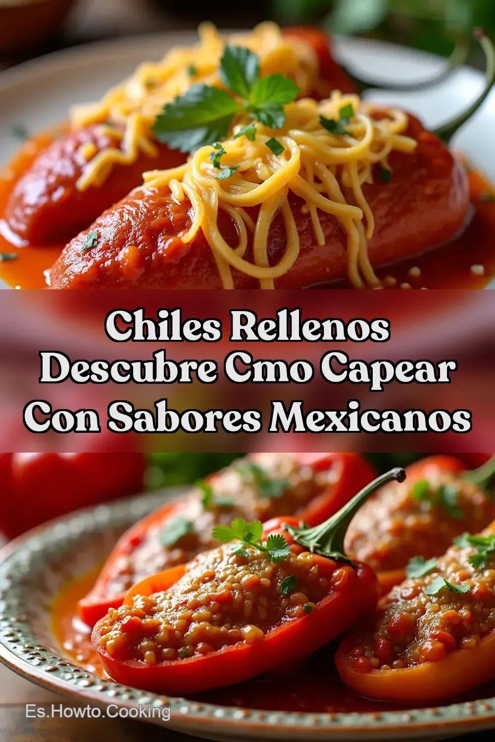 CMO CAPEAR Chiles Rellenos Receta de la Abuela